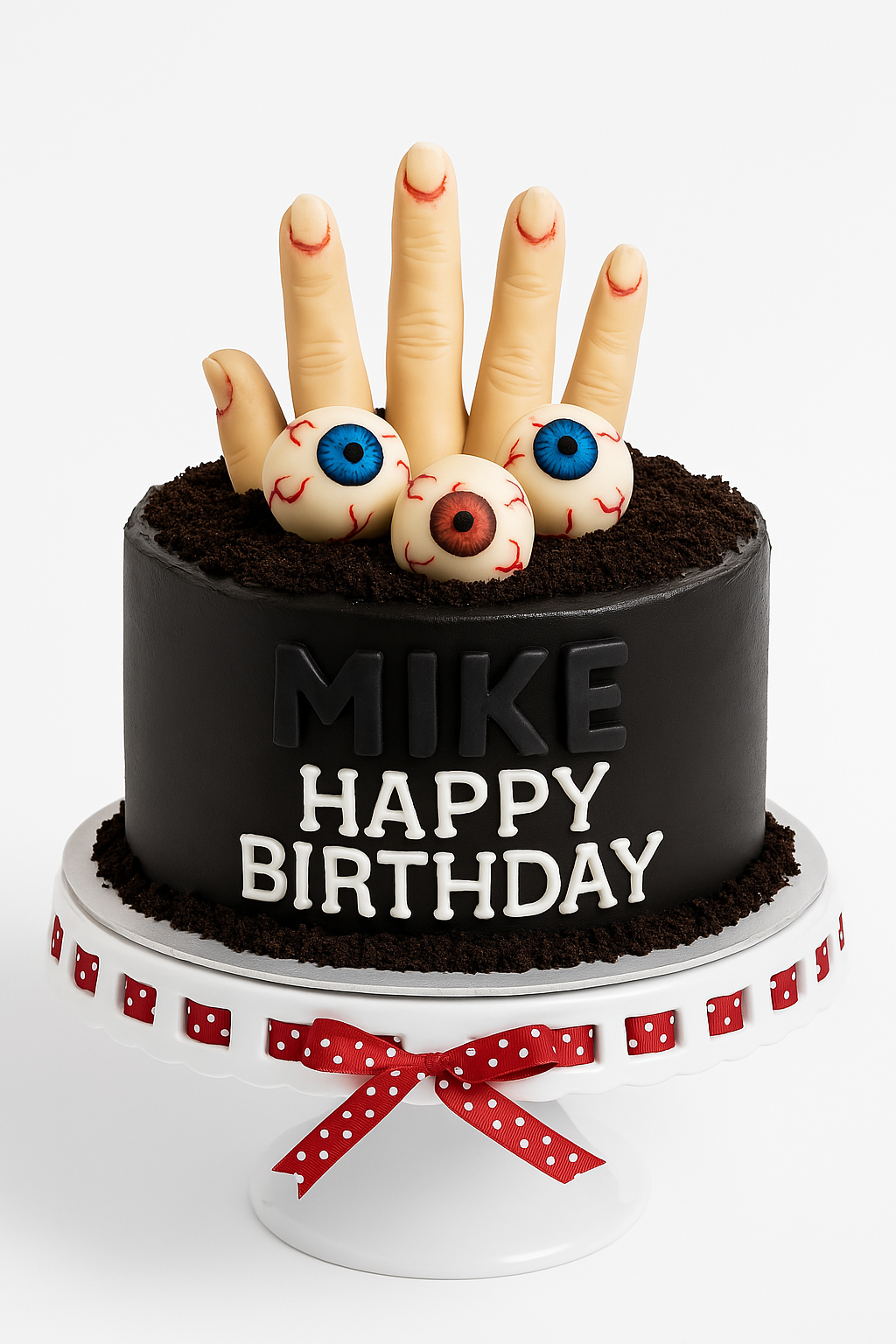 Graveyard Horror Birthday Cake – 7th Heaven Bakery UK