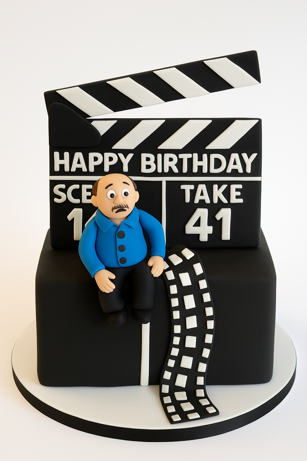 Movie Reel Birthday Cake – 7th Heaven Bakery UK