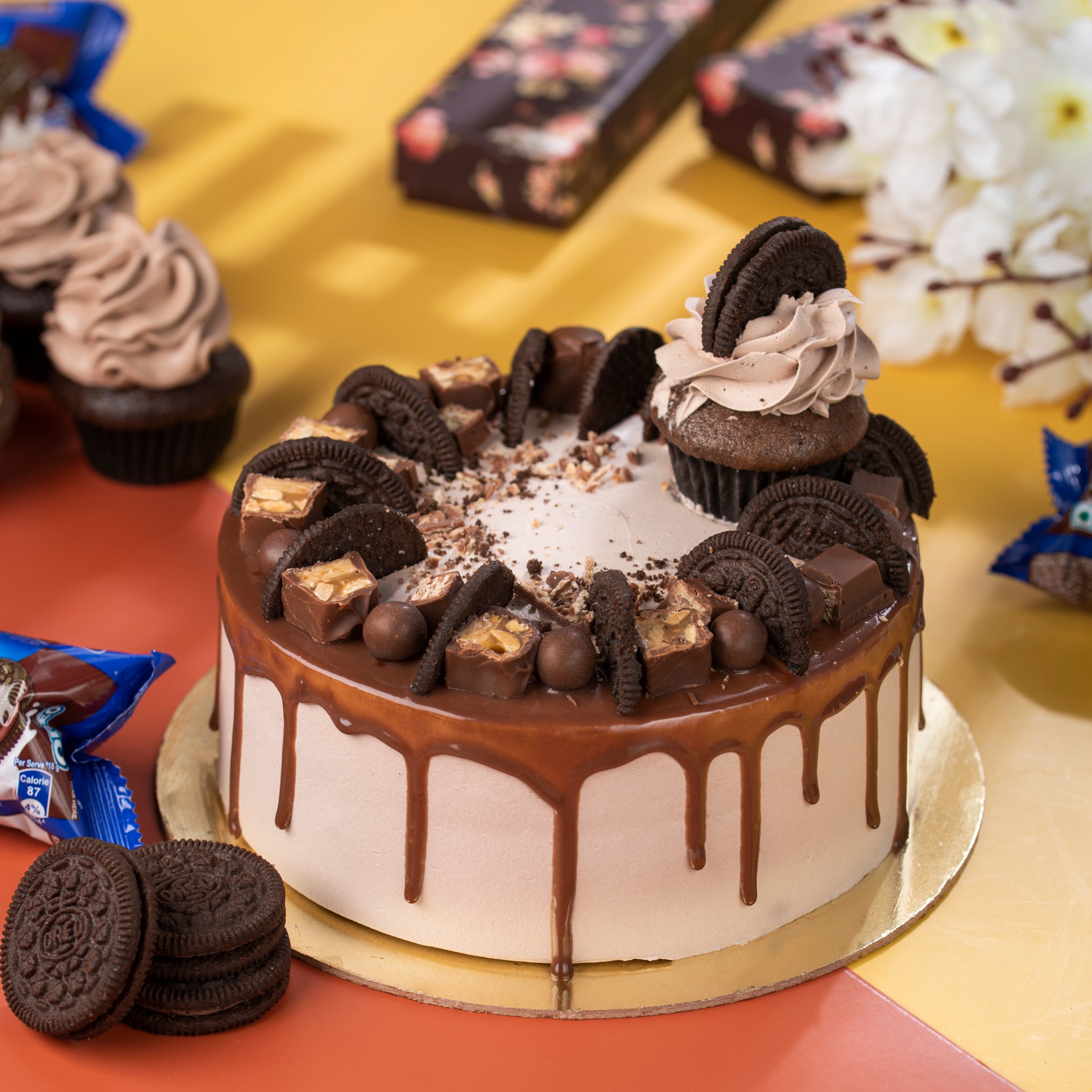 Cupcake Drip Cake – 7th Heaven Bakery UK